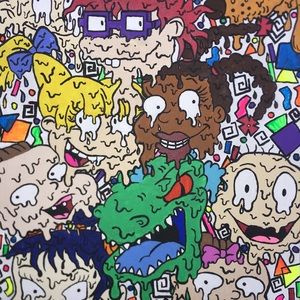 ciciscreations | Wall Decor | Rugrats Painting Ciciscreations 9s ...